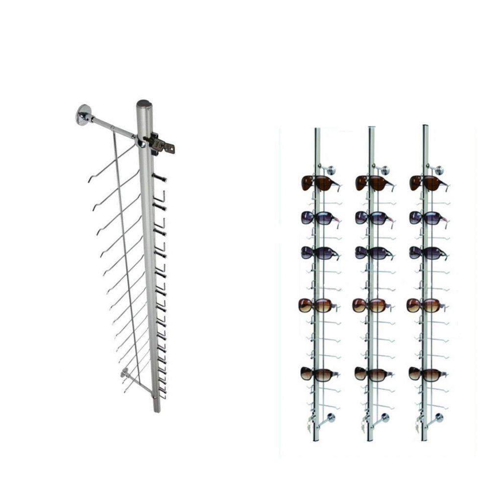 Expositor a pared 14 gafas redondo 120cm - Vimor.es