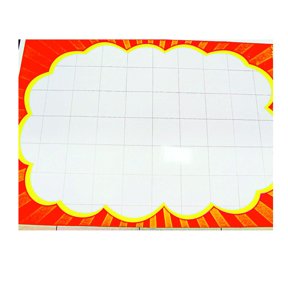 Carteles para rotular pizarra blanca doble cara 300g 53x77cm - Vimor.es