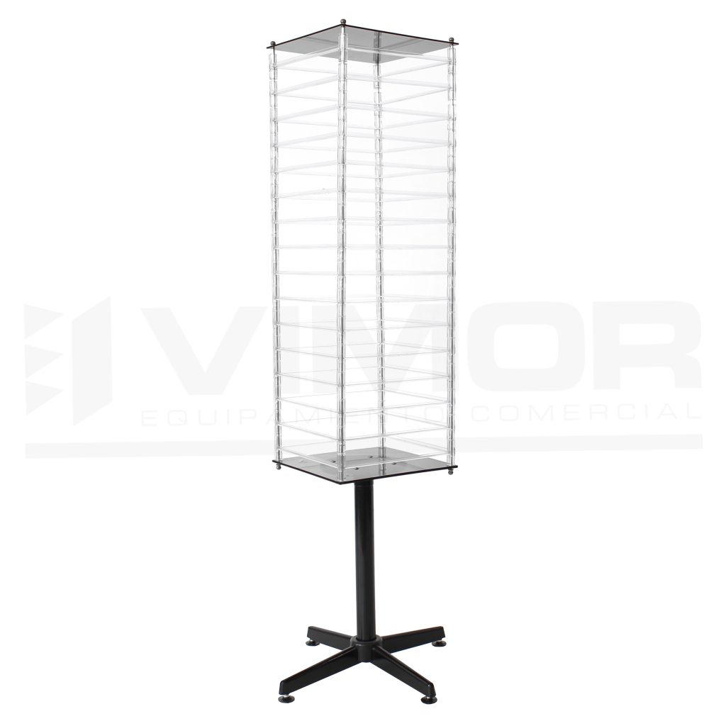 Expositor multiusos con pie. (16 pisos) - Vimor.es