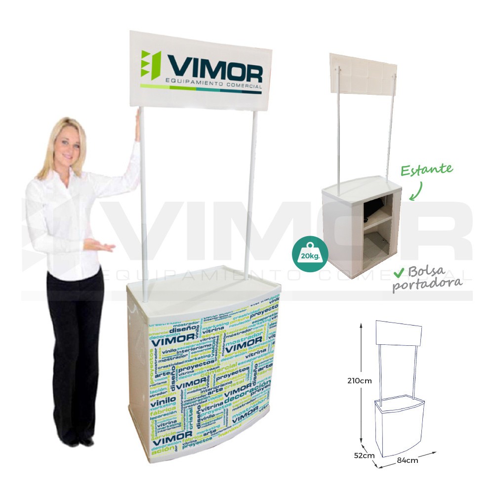 Stand plegable 20kg s/ruedas c/bolsa portadora - Vimor.es