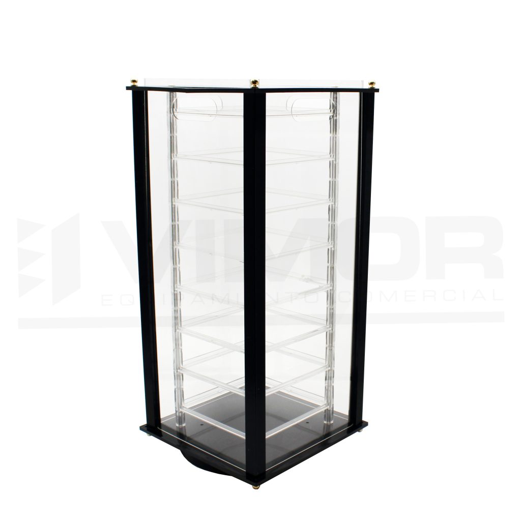 Expositor sobremesa con puerta transparente 8 pisos - Vimor.es